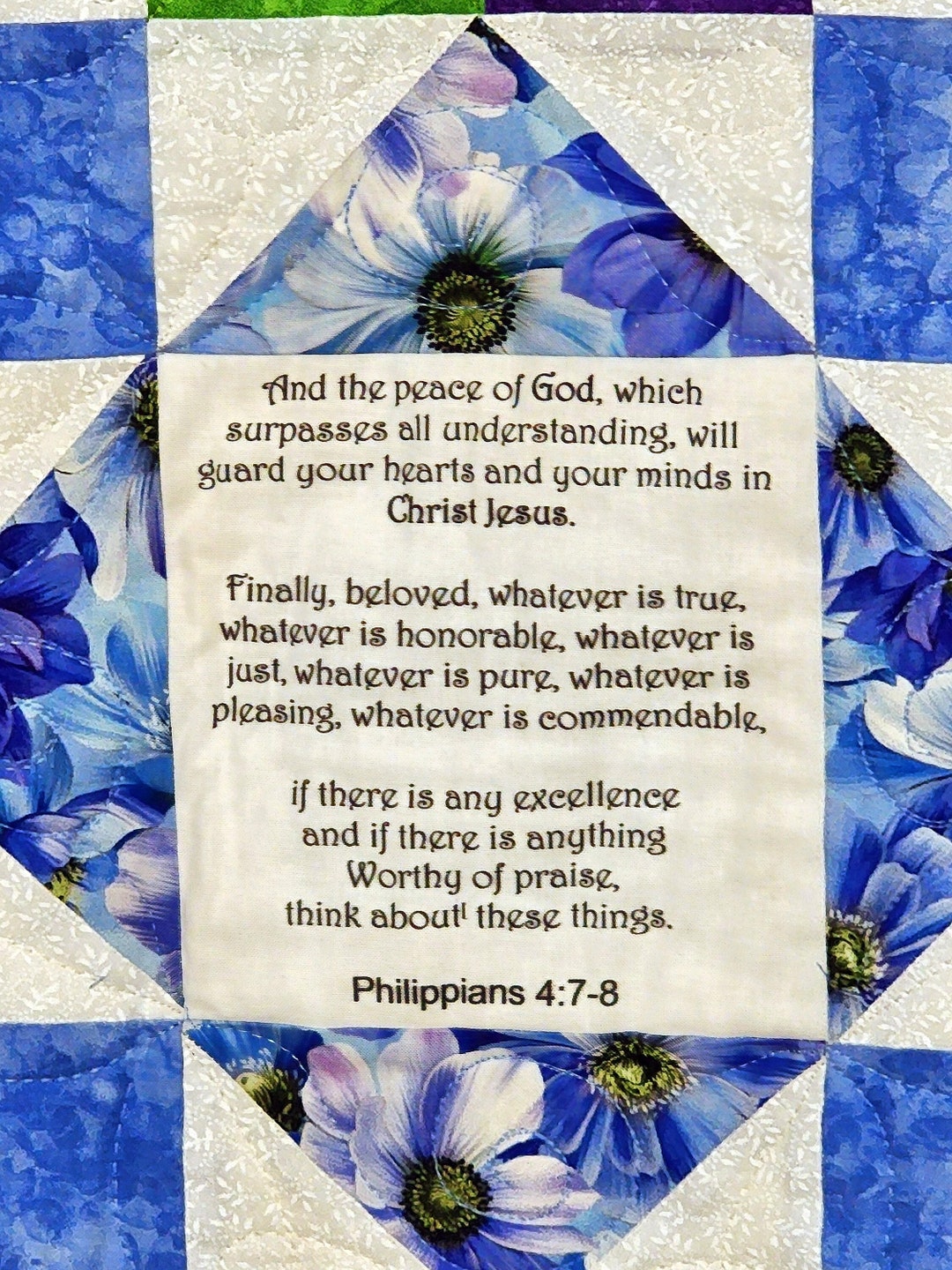 Handmade Prayer Quilt Scripture Quilt Christian Gift Church - Etsy