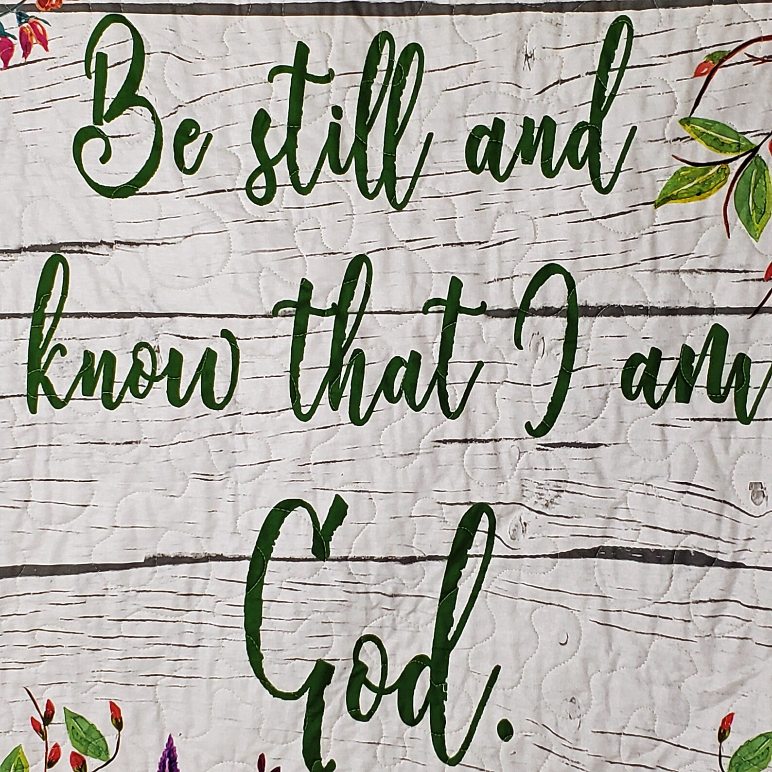 Be Still Prayer Quilt Bible Verse Quilt Handmade Prayer | Etsy