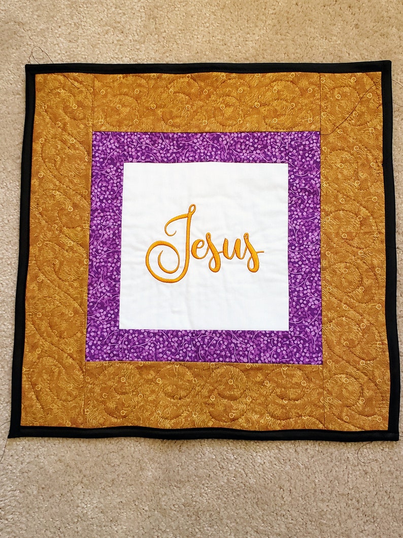 Jesus Christ Quilt Handmade Prayer Quilt Church Decor - Etsy