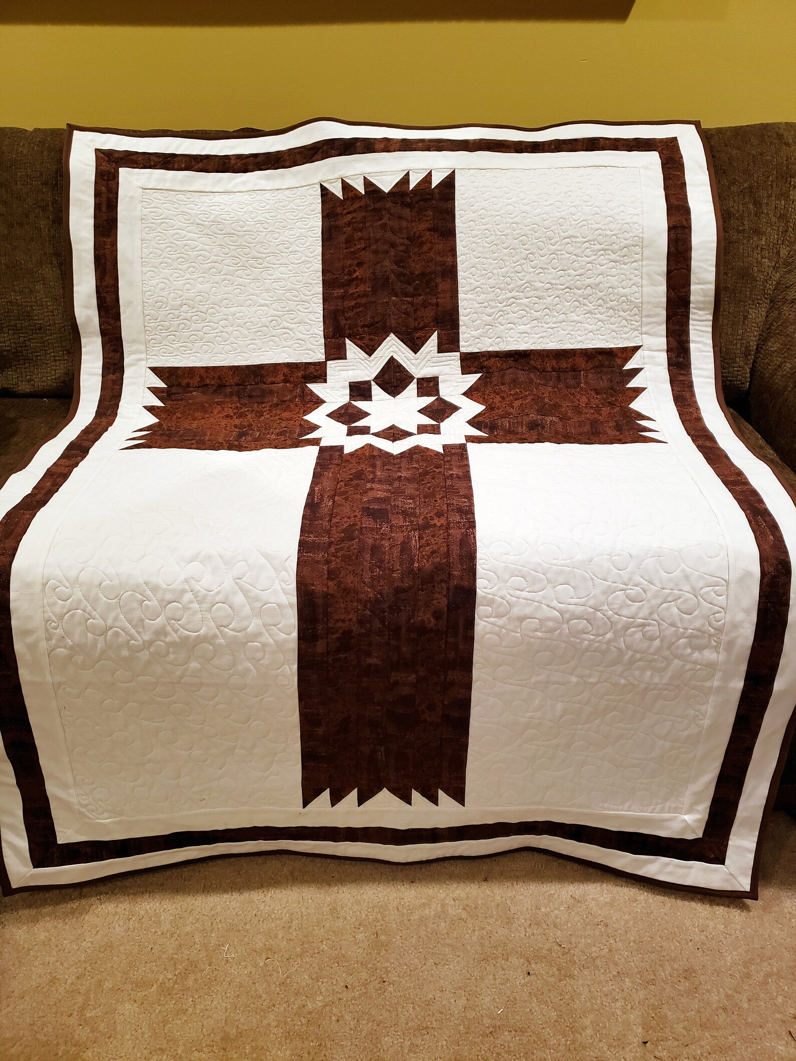 Handmade Cross Quilt, Ordination Gift, Church Cross Banner, Christian ...