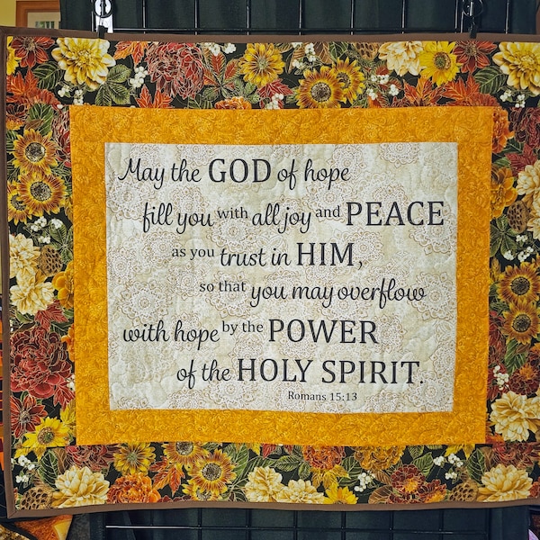 Christian Quilt - Etsy