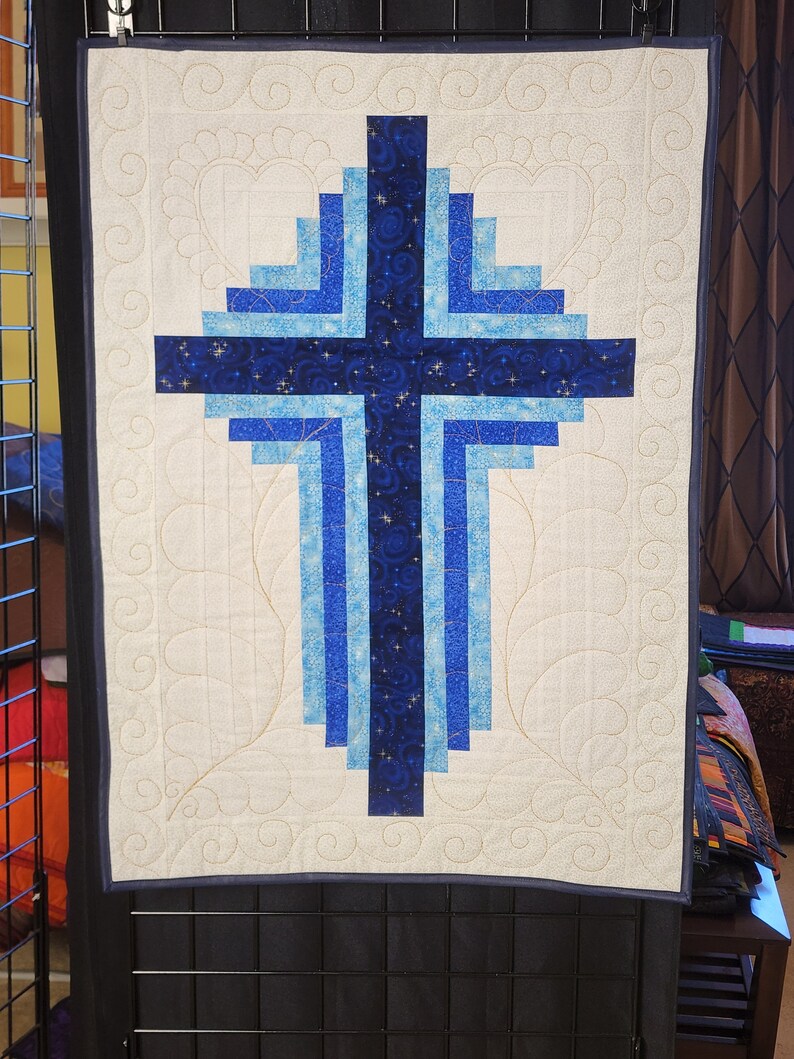 Christian Cross Quilt Handmade Prayer Quilt Ordination Gift - Etsy
