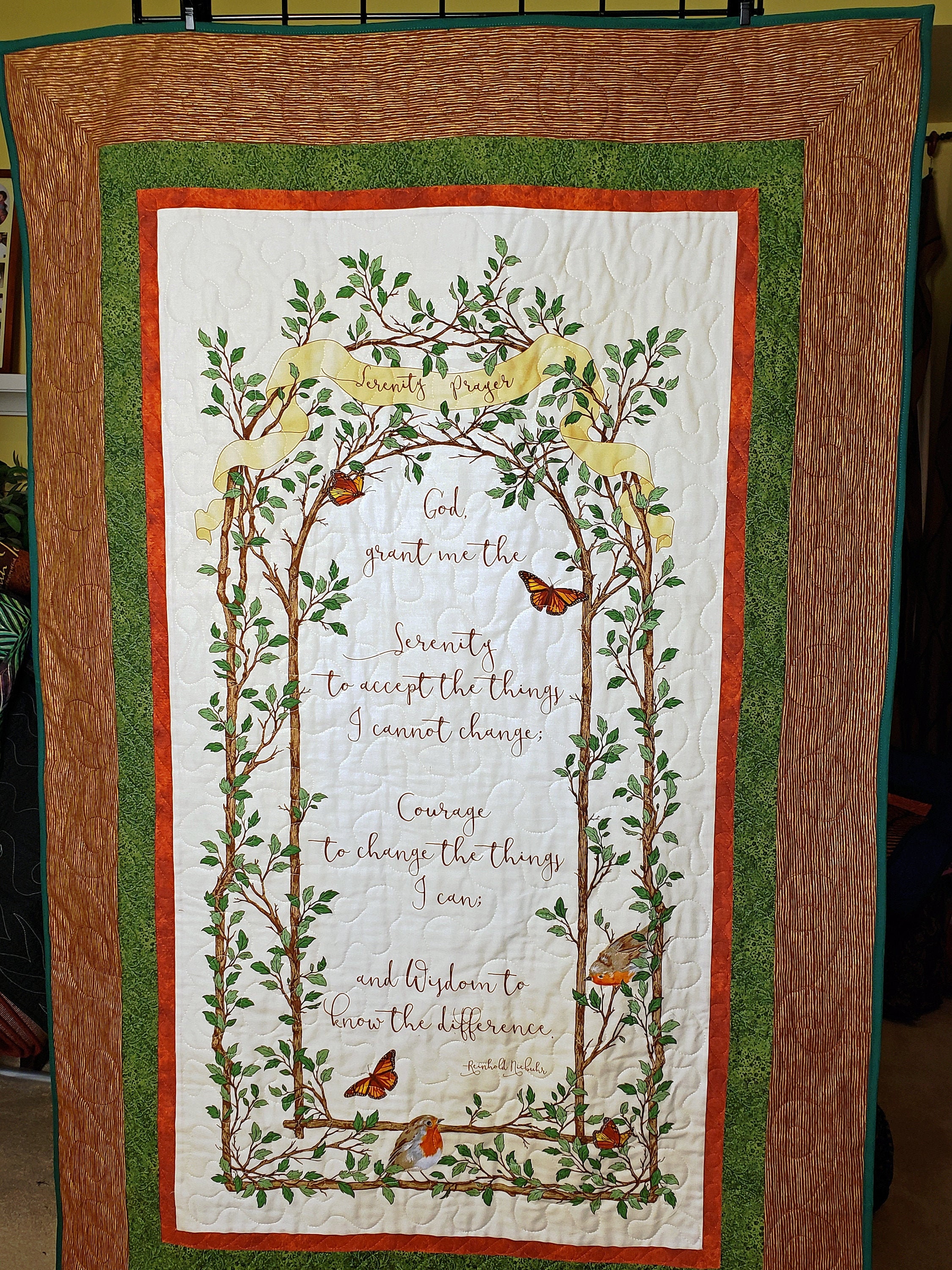 Serenity Prayer Quilt Handmade Prayer Quilt Ordination Gift - Etsy