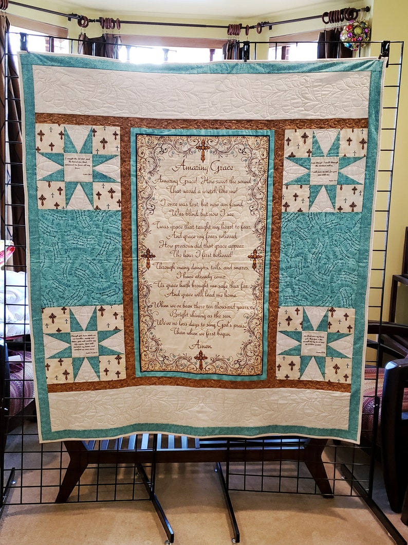 Amazing Grace Quilt Handmade Prayer Quilt Ordination Gift - Etsy