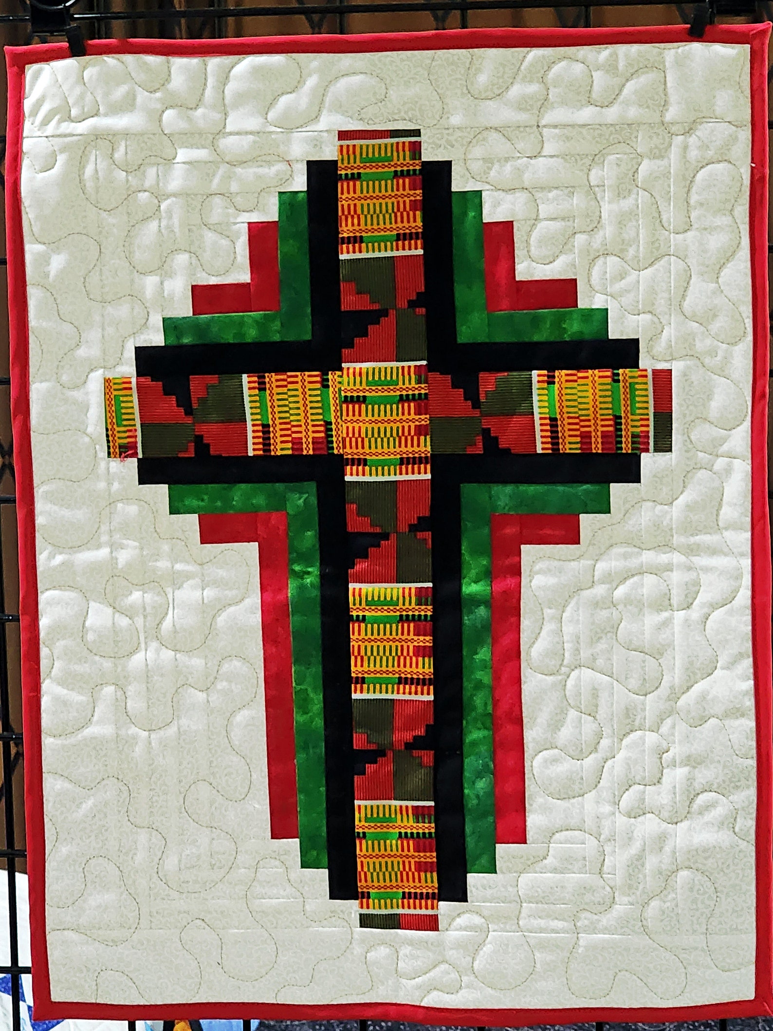 Log Cabin Cross Quilt Kit: Christian Quilting Pattern SIZE 18X24 - Etsy
