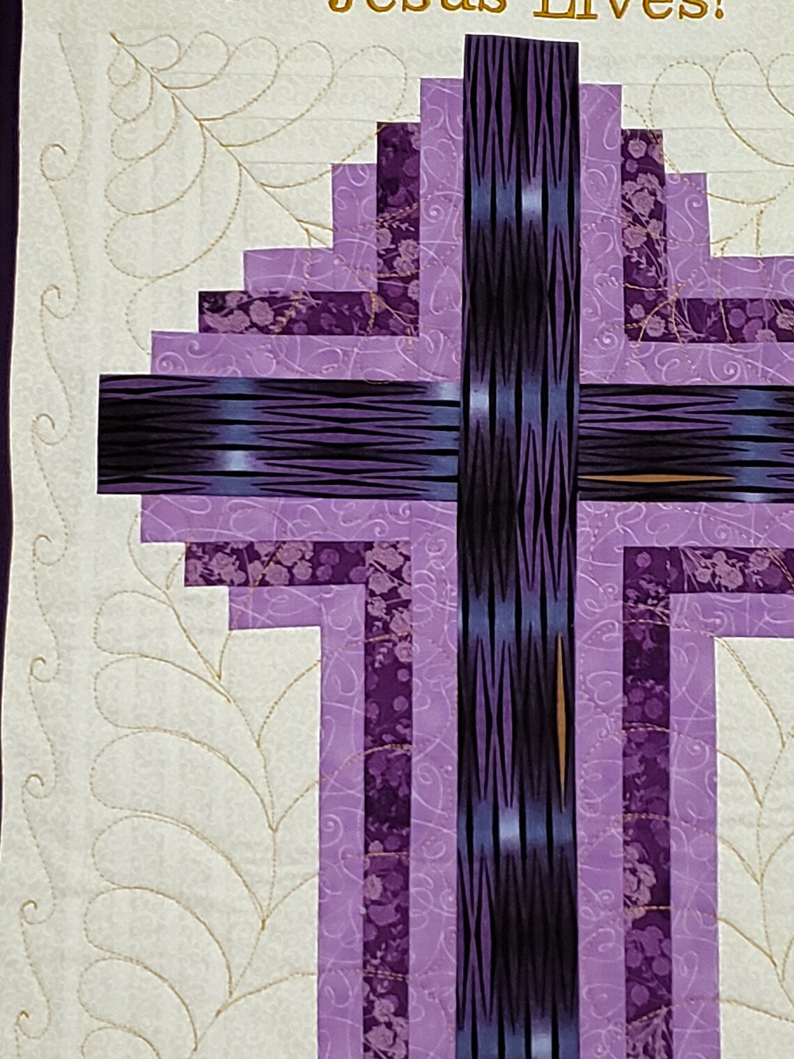 Christian Cross Quilt Handmade Prayer Quilt Cross Church - Etsy