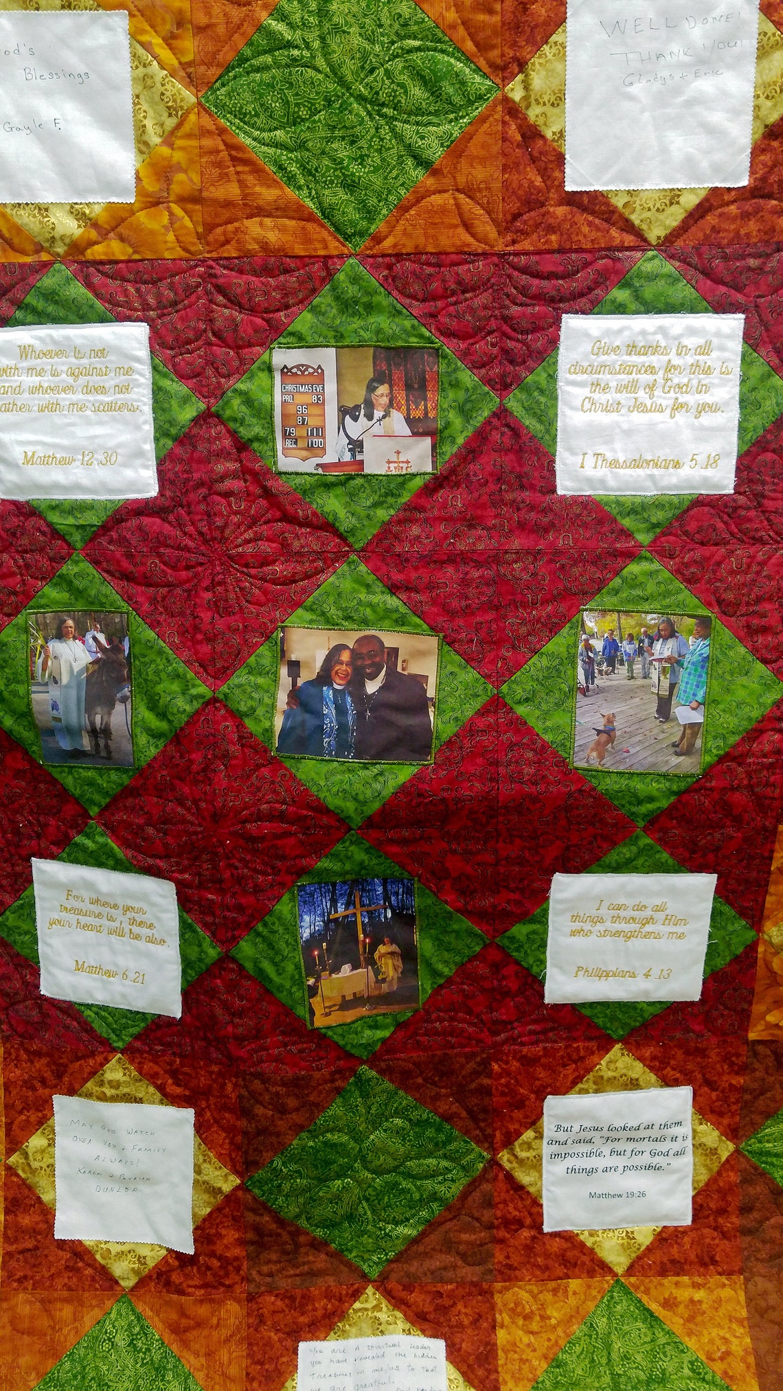 Wedding Memorial Retirement Quilt Handmade Prayer Quilt - Etsy