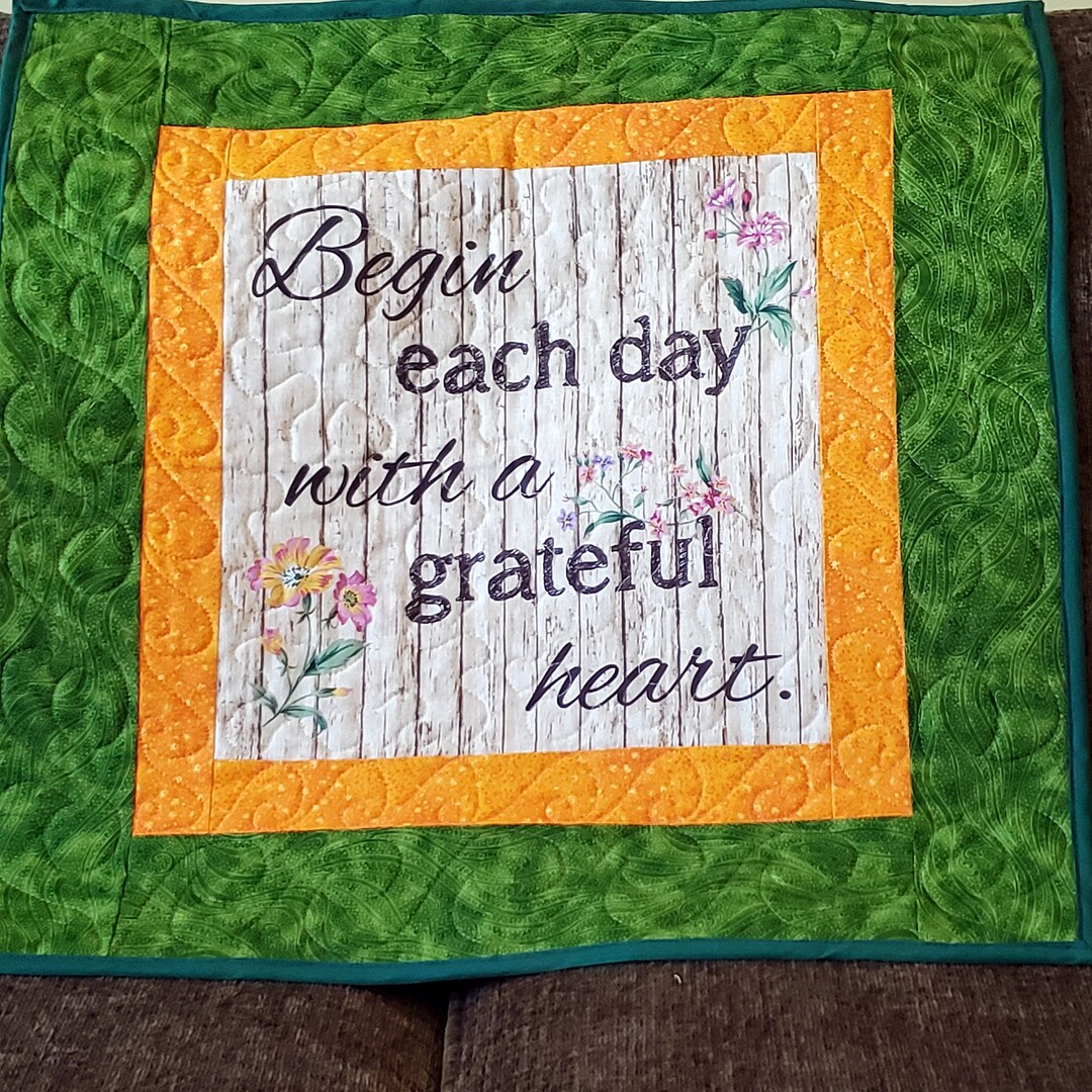 Handmade Christian Quilt: Bible Verse Wall Art Decor - Etsy