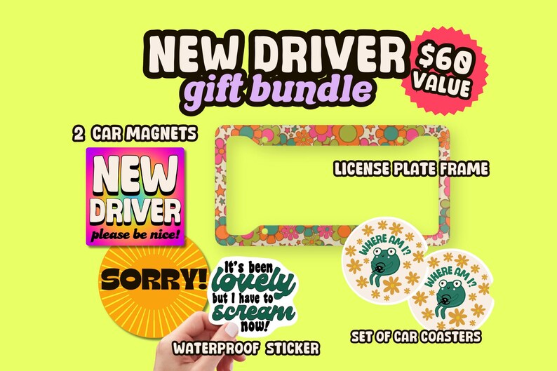 New Driver - GIFT BUNDLE - Etsy
