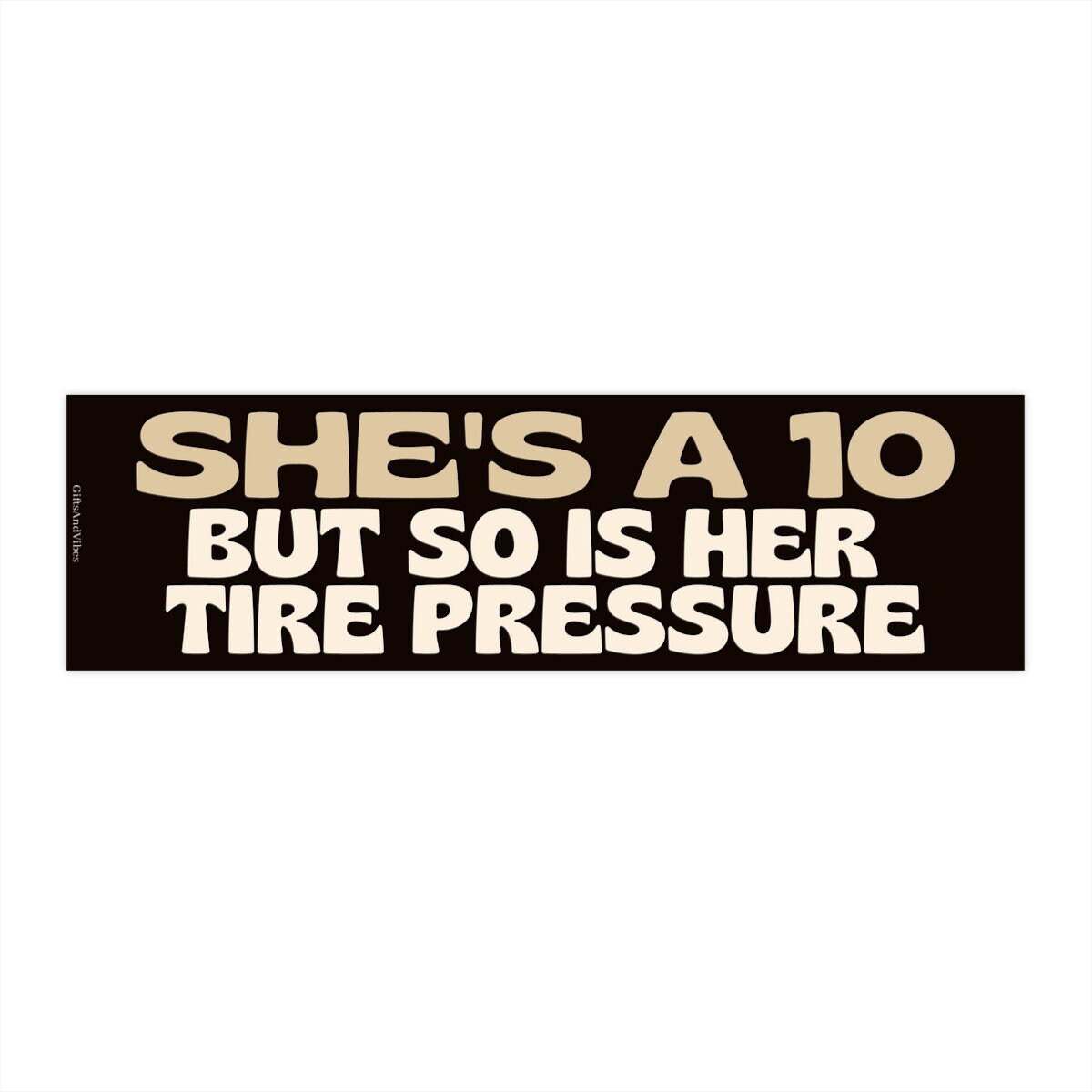 She's A 10 but so is Her Tire Pressure Cute Retro Vibes - Etsy