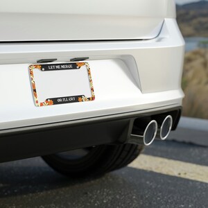 Let Me Merge or I'll Cry! Cute Funny License Plate Frame Car Vehicle ...