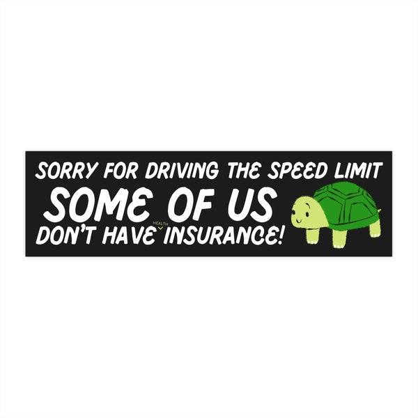 Speed Limit Bumper Sticker - Etsy