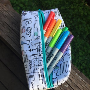 Science Pencil Pouch - Etsy