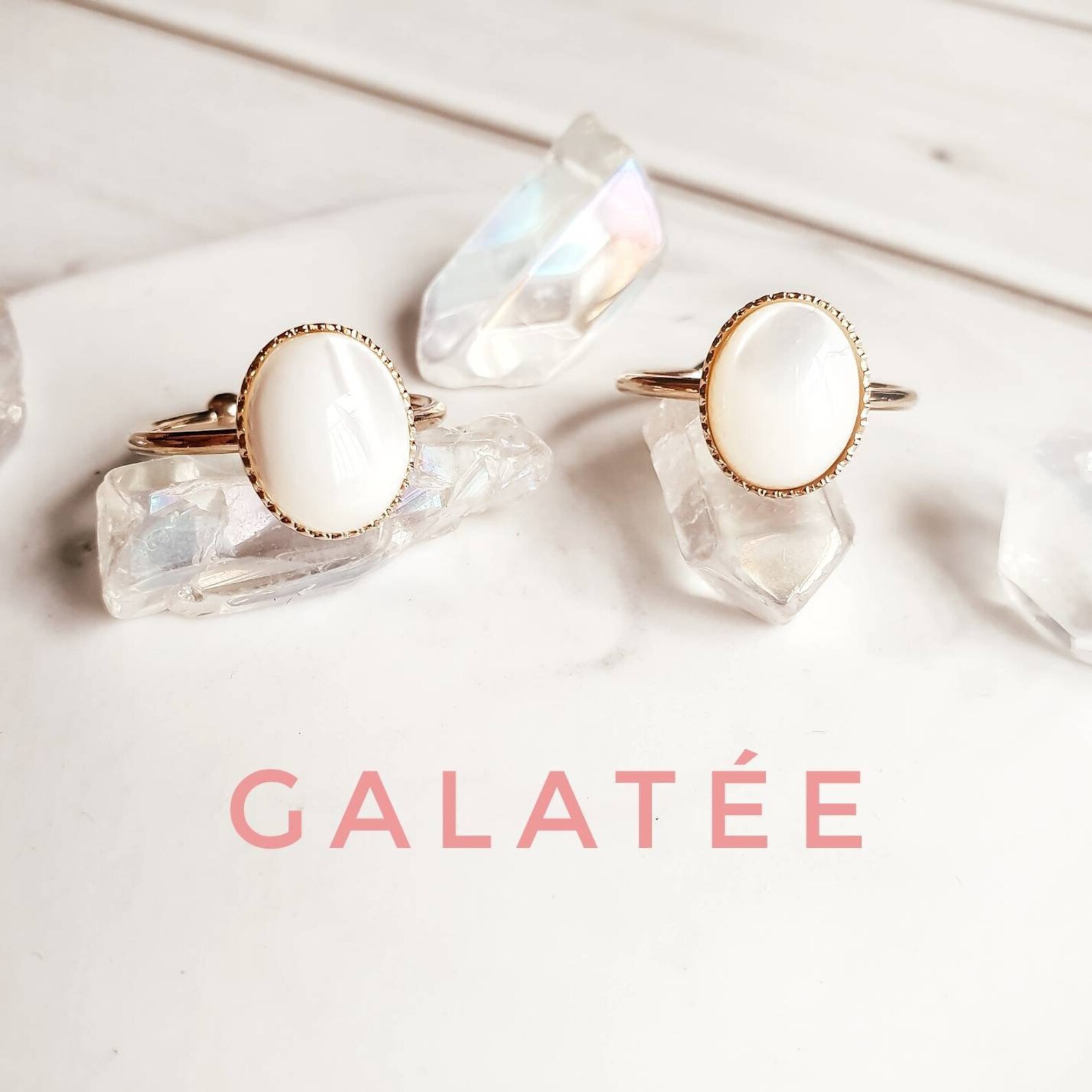 Gold Pearl Ring Pearl Shell Ring Gold Shell Ring Mother - Etsy