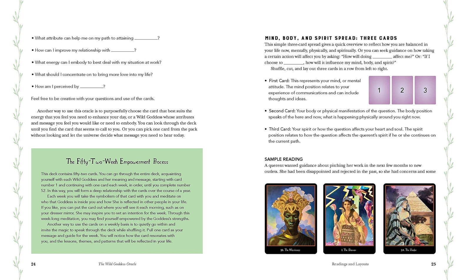 Wild Goddess Oracle Deck and Guidebook: A 52-card Deck and - Etsy