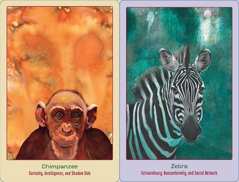 Animal Love Oracle Cards: Advice Compassion and Wisdom From - Etsy
