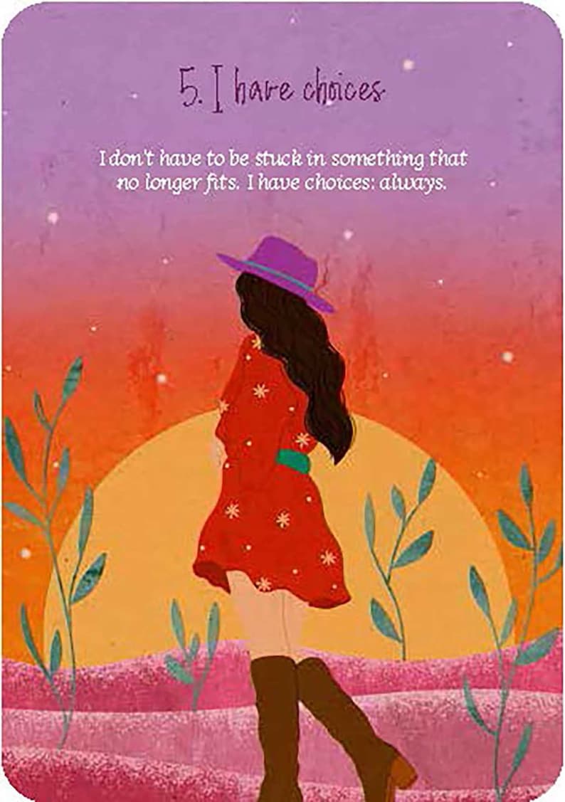 Finding Inner Peace Inspiration Cards: Become the Best Version - Etsy