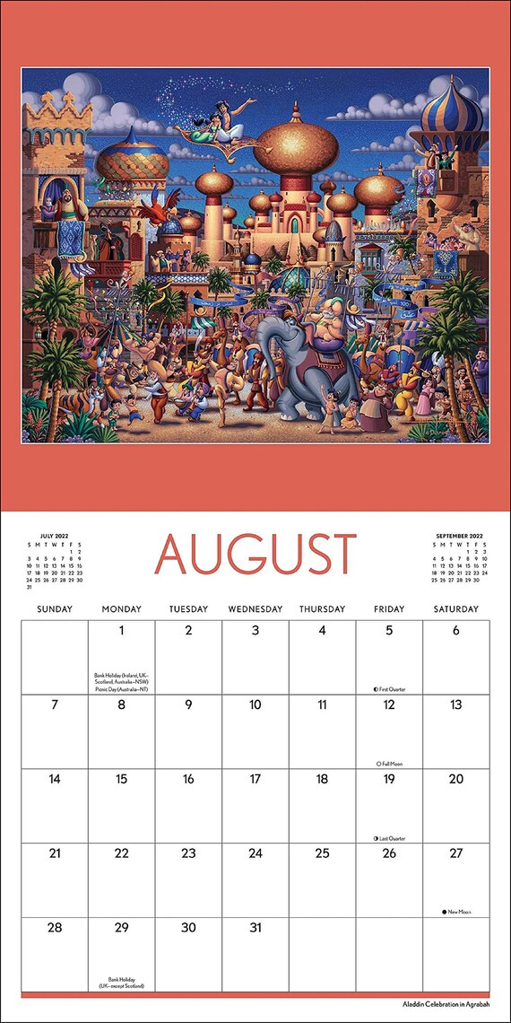 Thomas Kinkade Disney Dreams Collection 2022 Wall Calendar