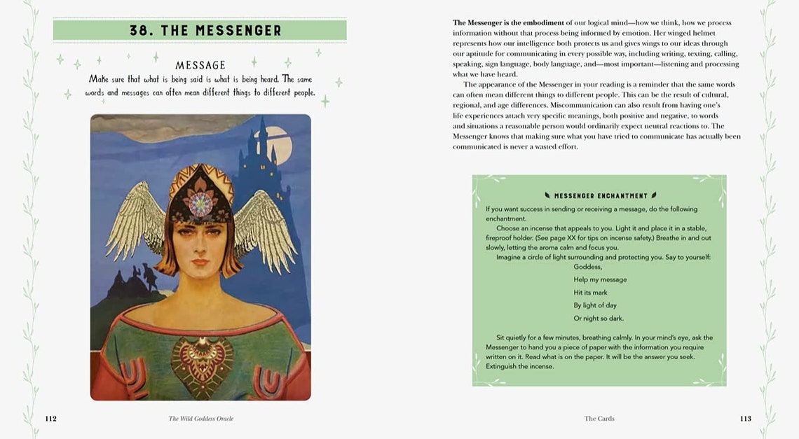 Wild Goddess Oracle Deck and Guidebook: A 52-card Deck and - Etsy