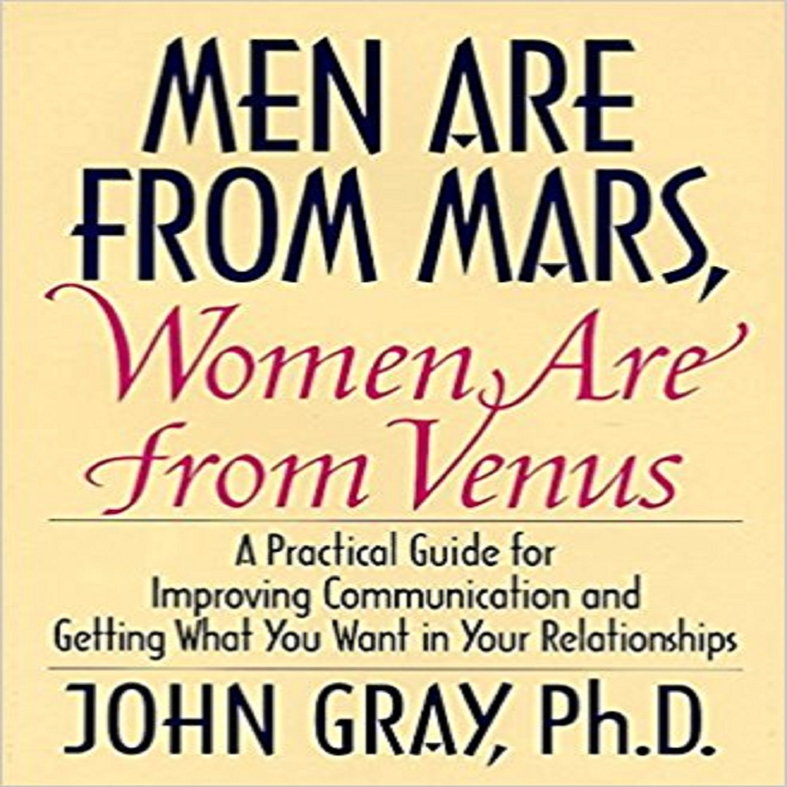 Men Are From Mars Women Are From Venus Practical Guide For Etsy