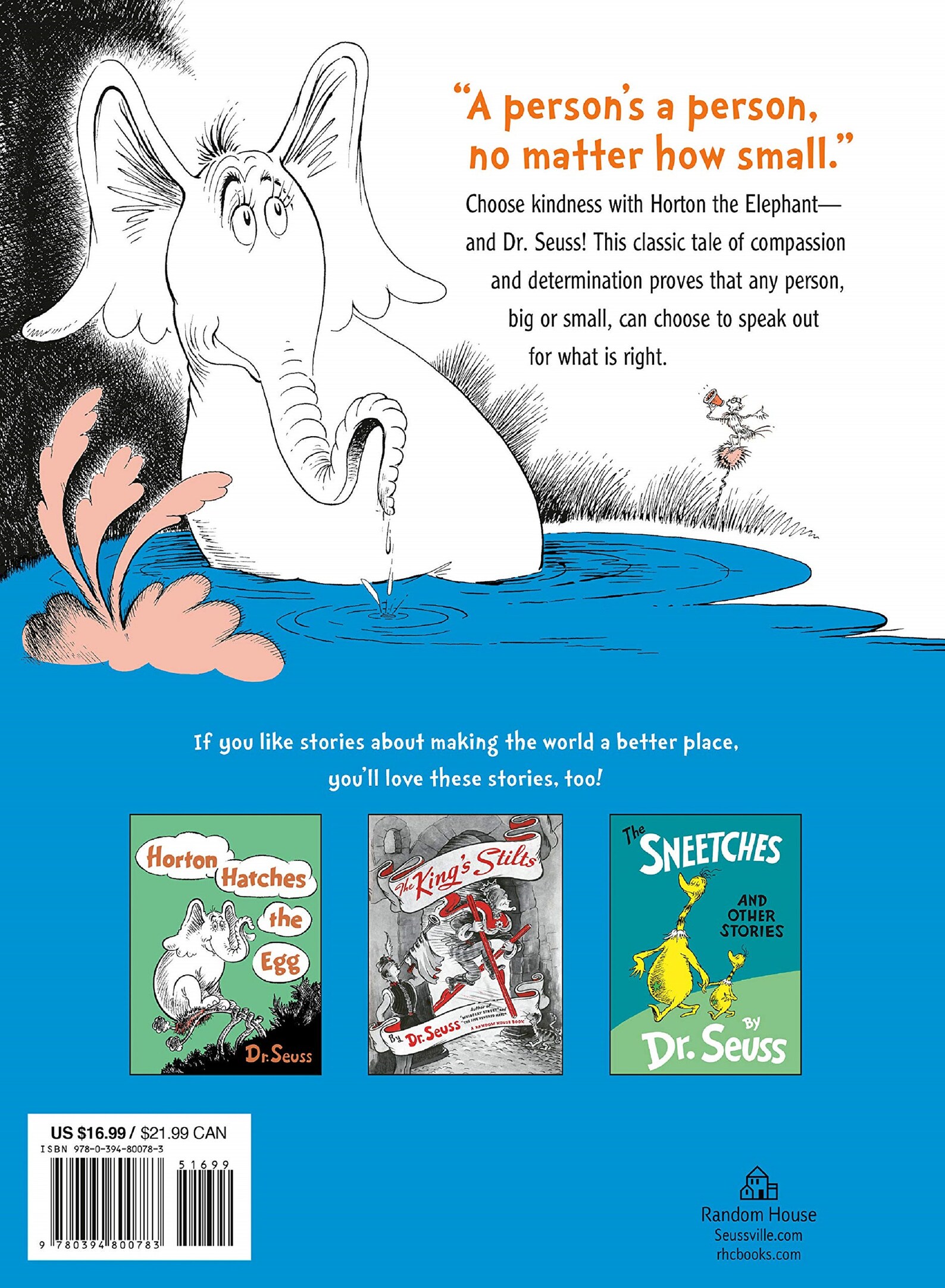 Horton Hears a Who Classic Seuss | Etsy