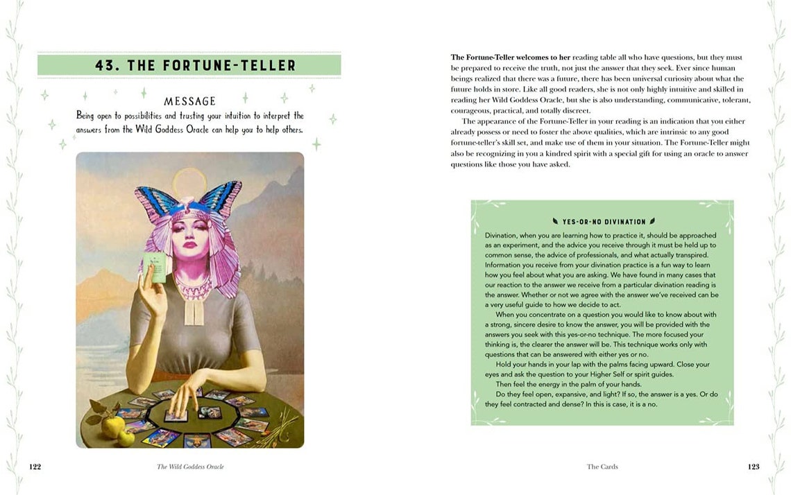 Wild Goddess Oracle Deck and Guidebook: A 52-card Deck and - Etsy