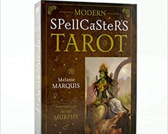 Modern Spellcaster's Tarot Kit Card Deck & Guidebook Set Oracle Cards ...