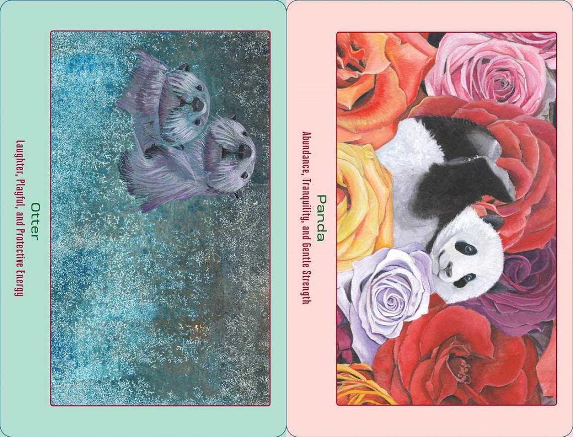 Animal Love Oracle Cards: Advice Compassion and Wisdom from | Etsy