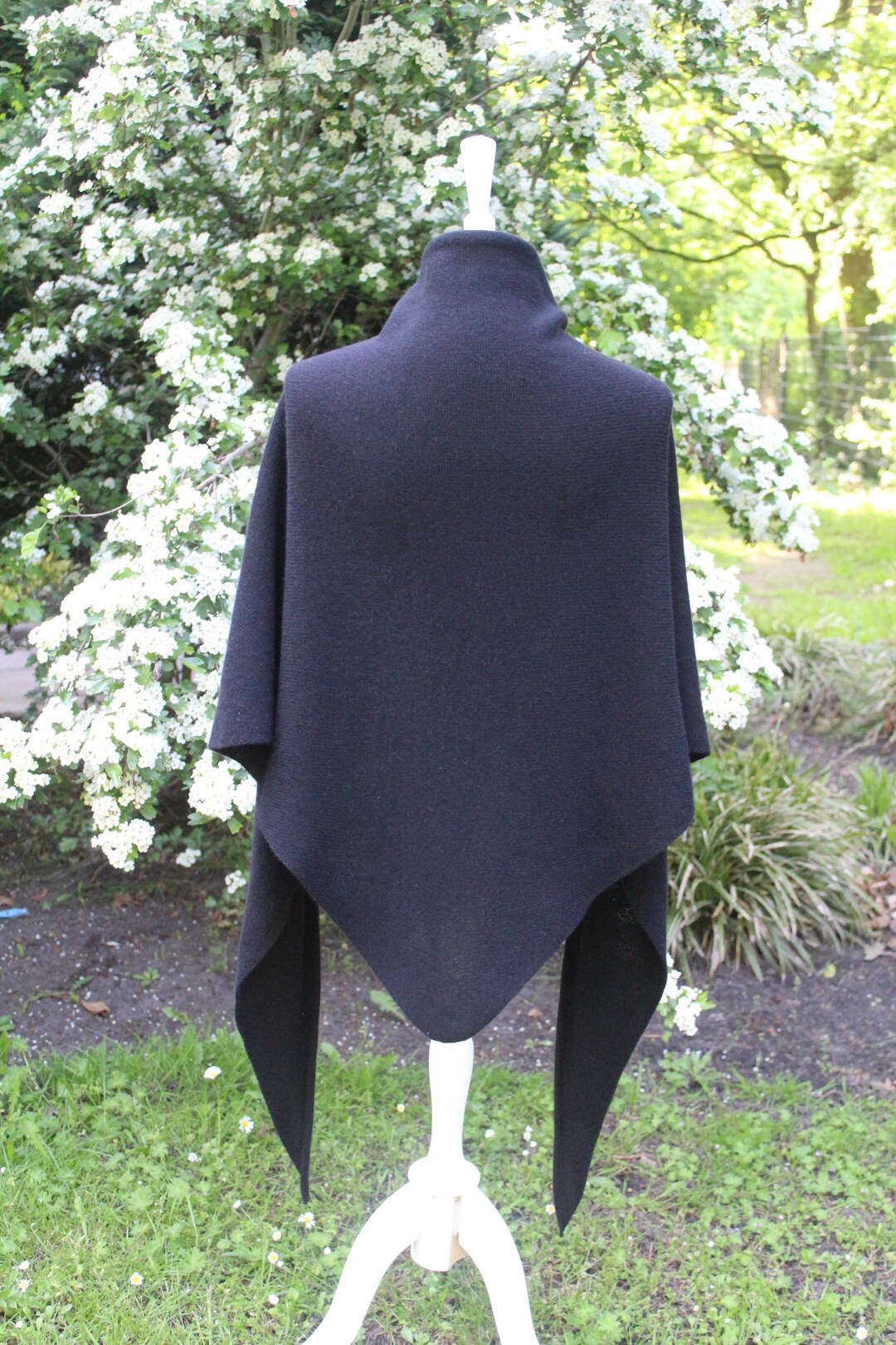 XXL Cashmere Triangle Shawl Extra Large 10 Colors Festive Shawl Wedding ...