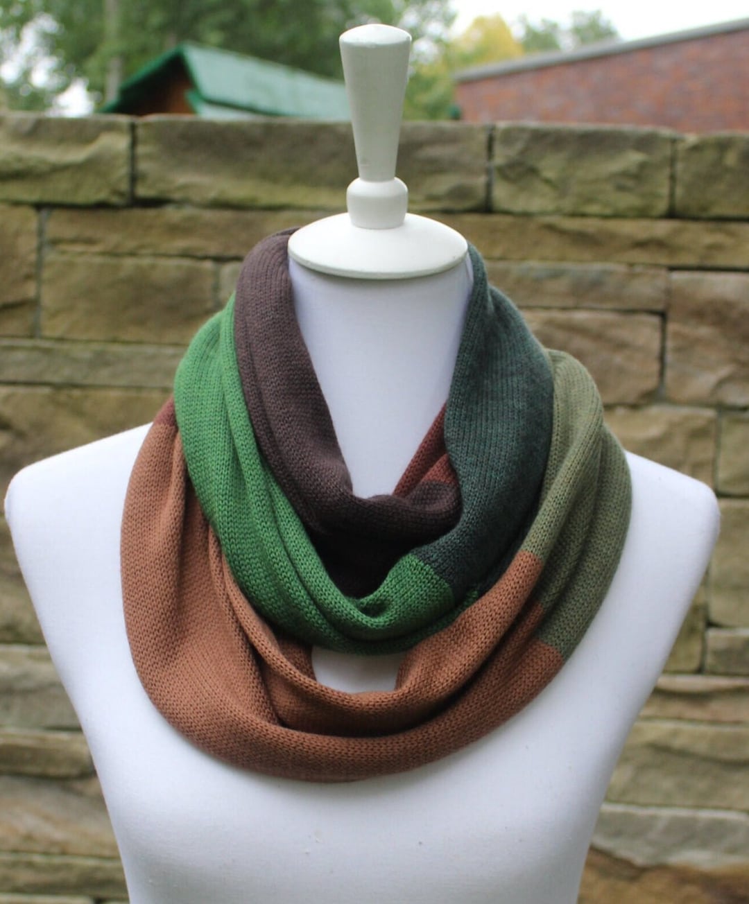 Loop Merino Tube Scarf Multicolor Men's Scarf Accessories - Etsy