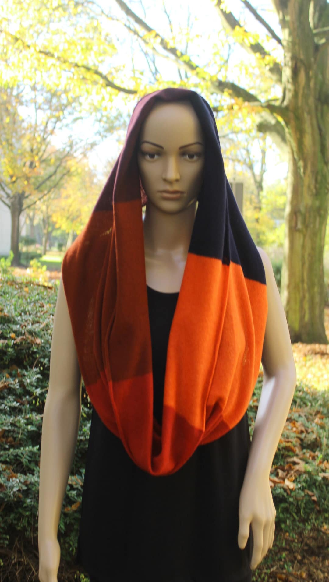 Cashmere Loop Unique Multicolor Tube Scarf Men Shoulder Shawl - Etsy