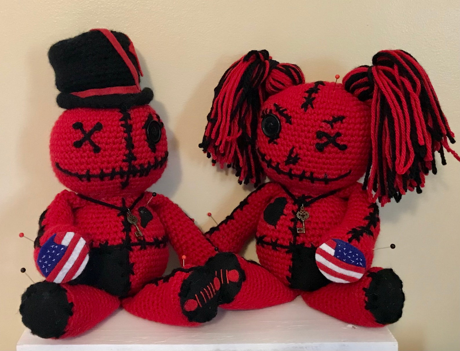 Stitch and Gidget Voodoo Dolls, Louisville Voodoo Jeep Club - Etsy