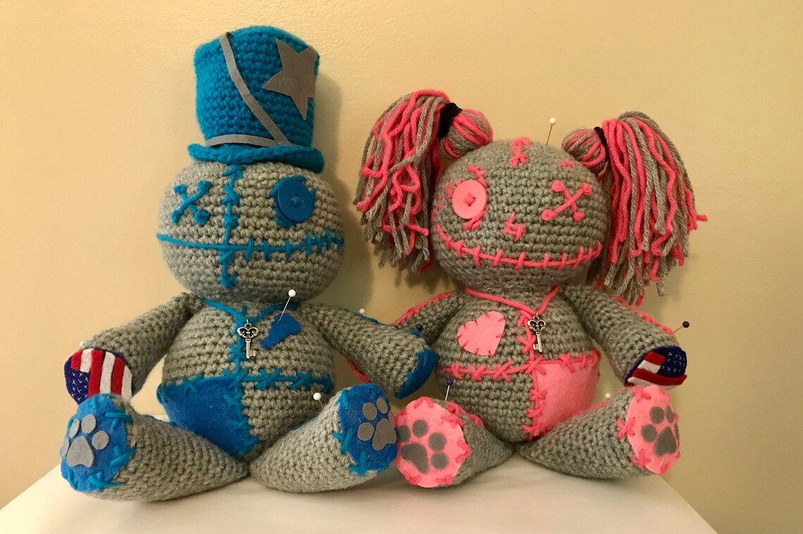 Stitch and Gidget Voodoo Dolls Louisville Voodoo Jeep Club - Etsy