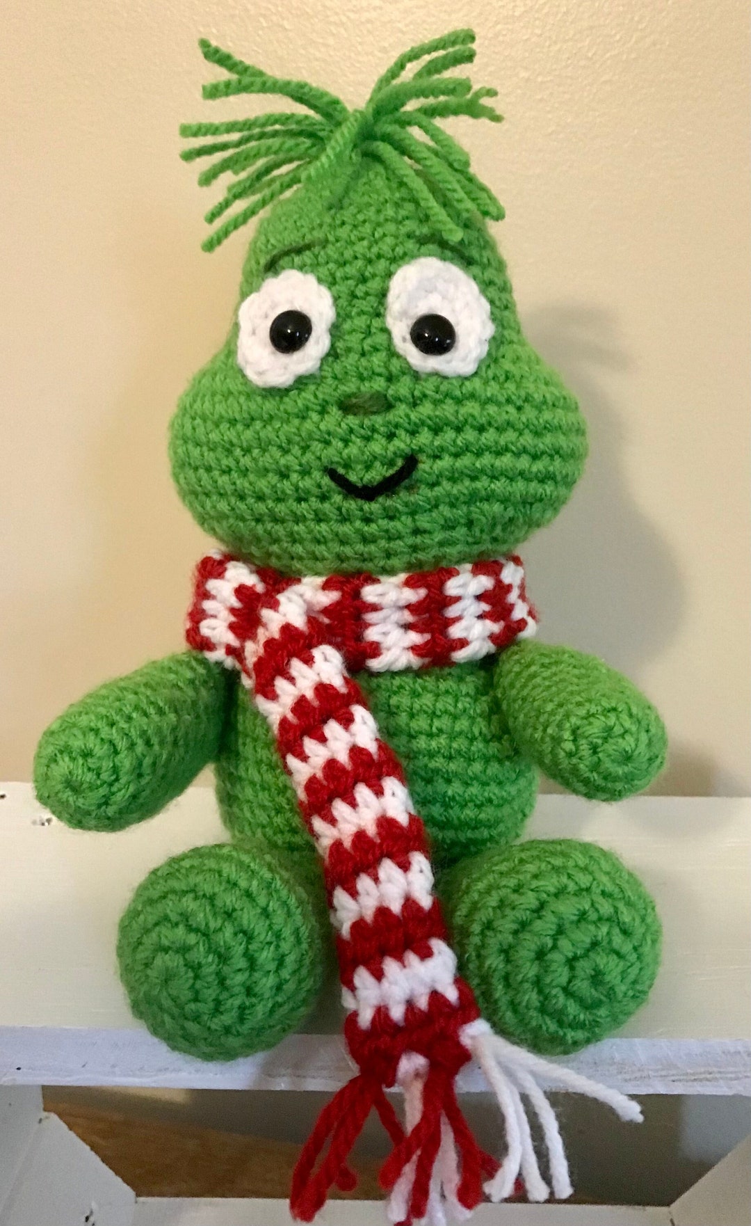 Baby Grinch, Christmas Grinch Decor, Grinch Inspired Stuffed Toy - Etsy