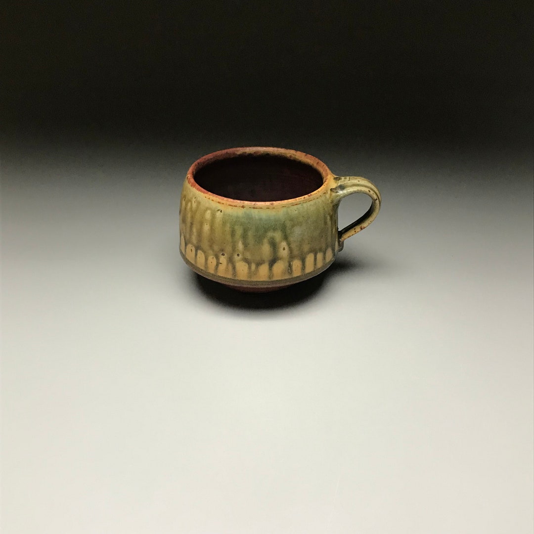 Handmade Ceramic Mug, Wheel Thrown and Altered Pottery Coffee Cup ...