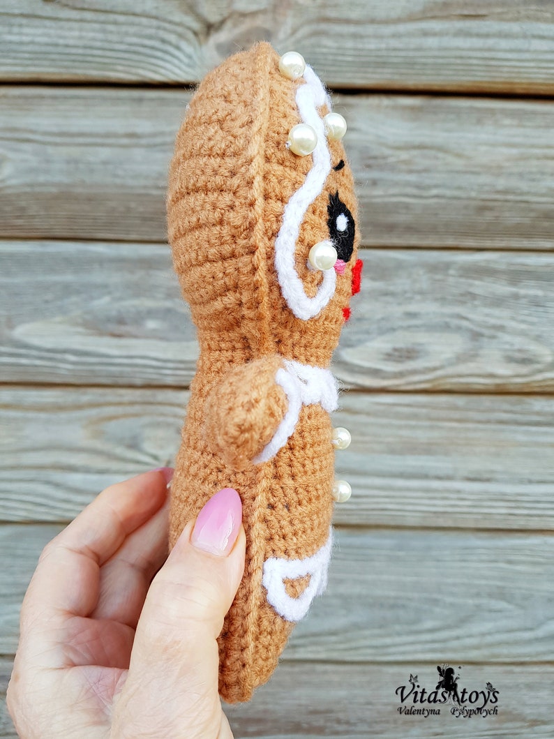 Crochet Gingerbred Doll Pattern Christmas Ragdoll Amigurumi - Etsy