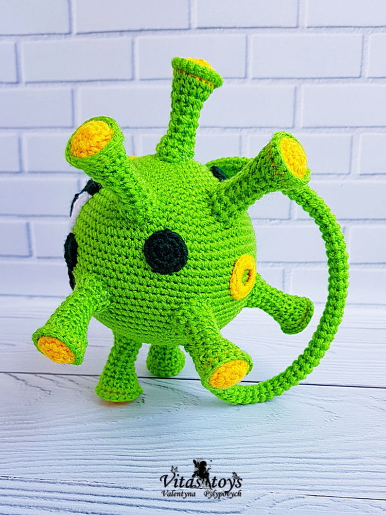 Crochet Virus Amigurumi Virus Virus Toy Pattern Virus - Etsy