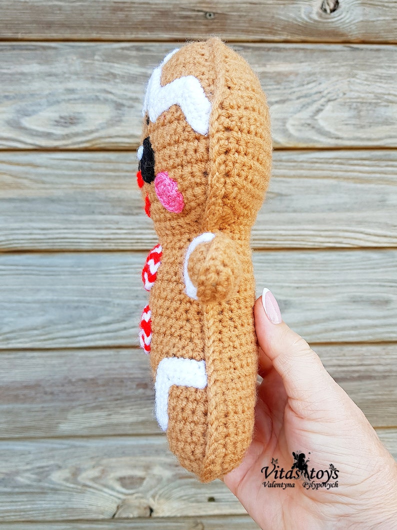 Crochet Gingerbred Toy Amigurumi Rag Doll Pattern - Etsy
