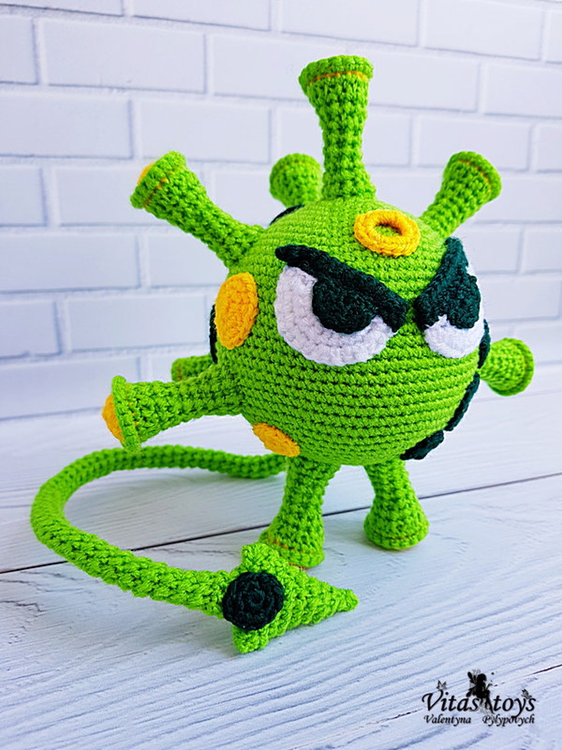 Crochet Virus Amigurumi Virus Virus Toy Pattern Virus | Etsy
