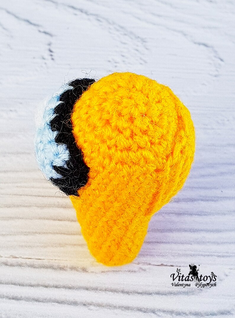 Mini Crewmate Yellow Amigurumi Free - Etsy