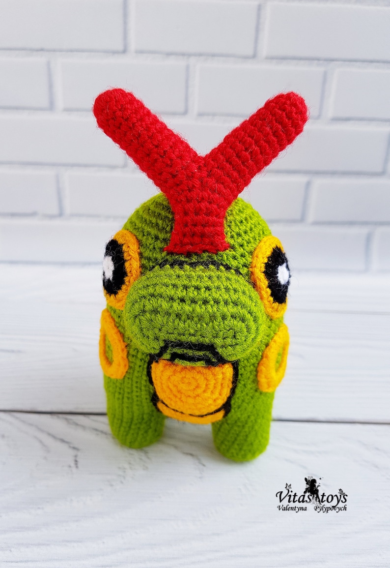 Among Us Pokemon Caterpie Crewmate Toy Crochet I Pray for - Etsy