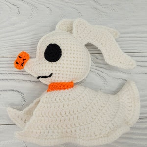 Crochet Ghost Dog Toy Pattern Amigurumi Zero Rag Doll - Etsy