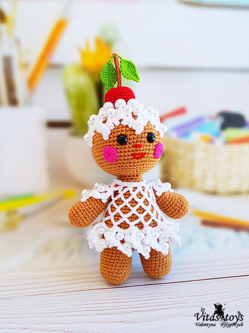 Gingerbread Angel Gingerbread Doll Gingerbread Dress - Etsy