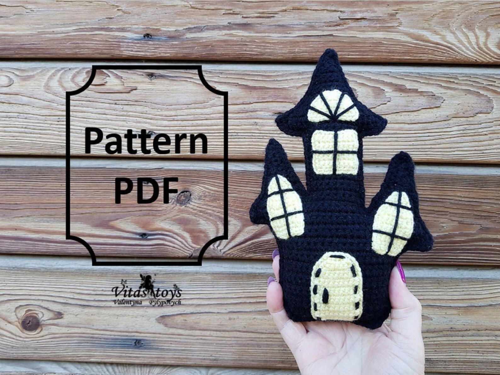 Crochet Halloween Fairy House Ghost House Pattern - Etsy