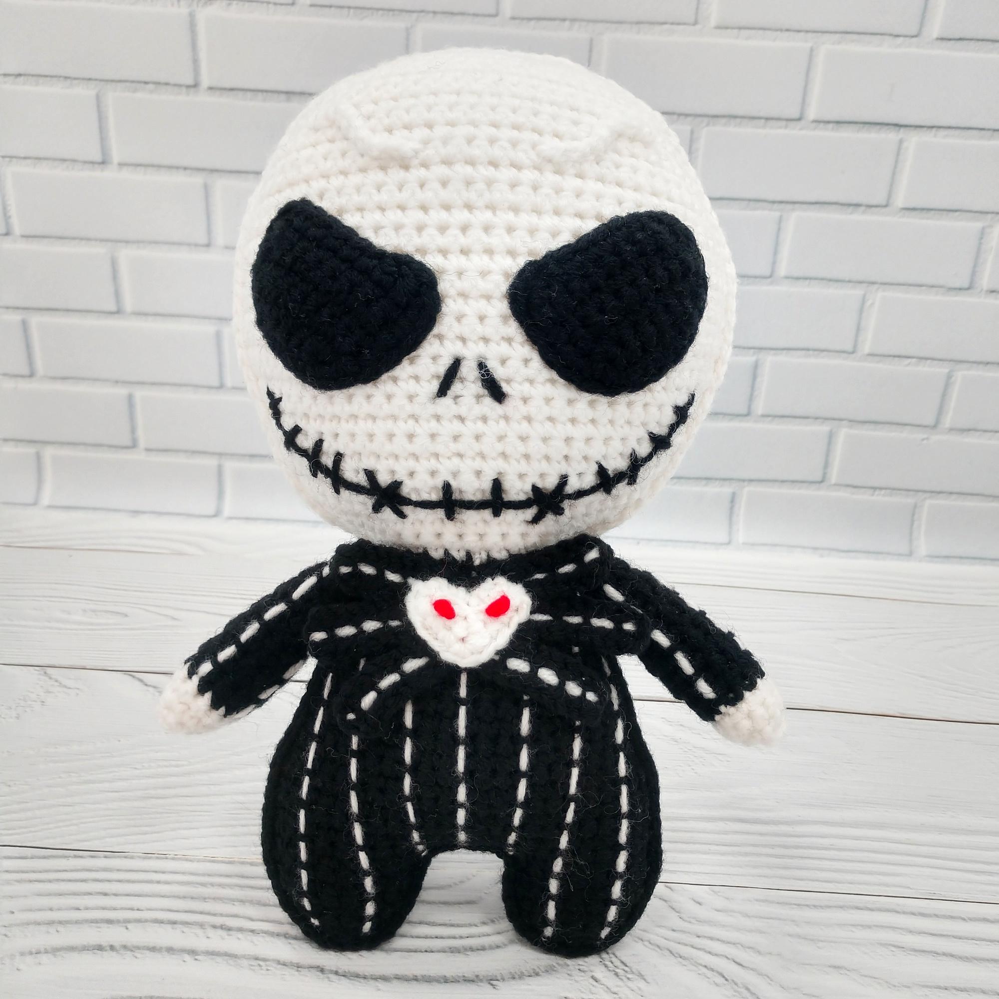 Crochet Jack Sally Zombie Amigurumi Rag Doll - Etsy