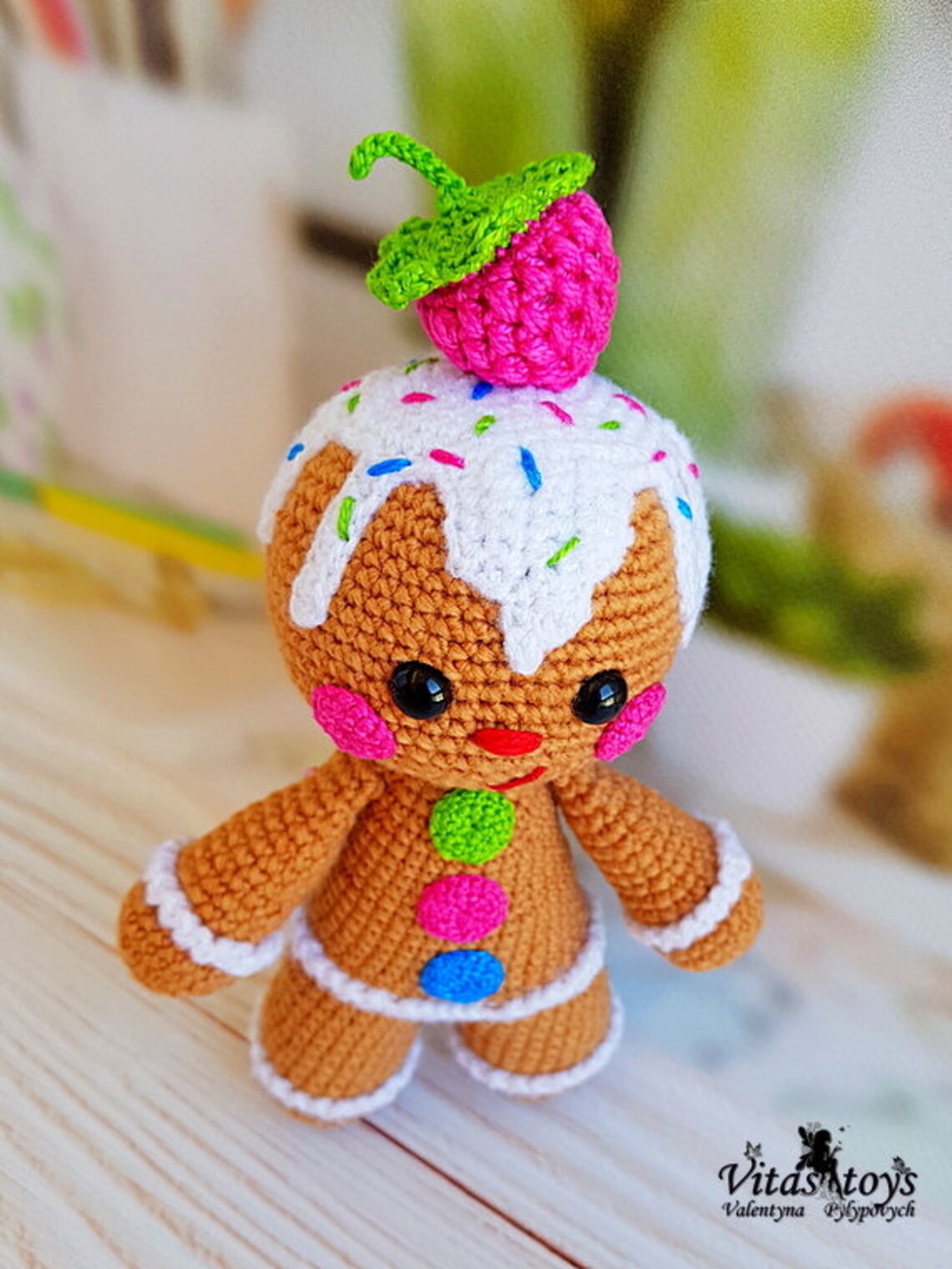 Gingerbread man diy crochet cookie doll crochet cookie toy | Etsy
