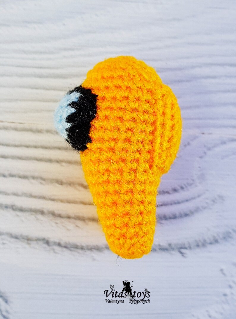 Mini Crewmate Yellow Amigurumi Free | Etsy