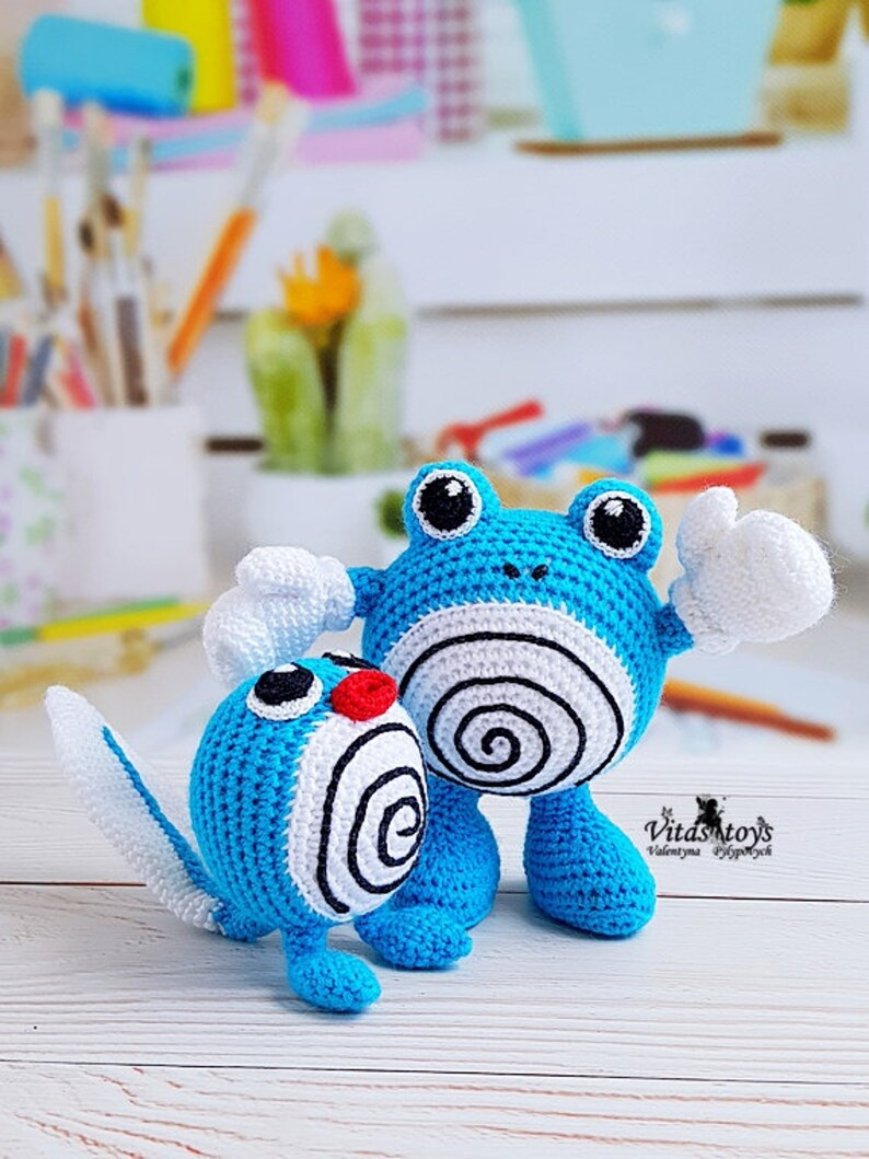 Pokemon pattern PDF blue pokemon crochet toy pokemon pattern | Etsy