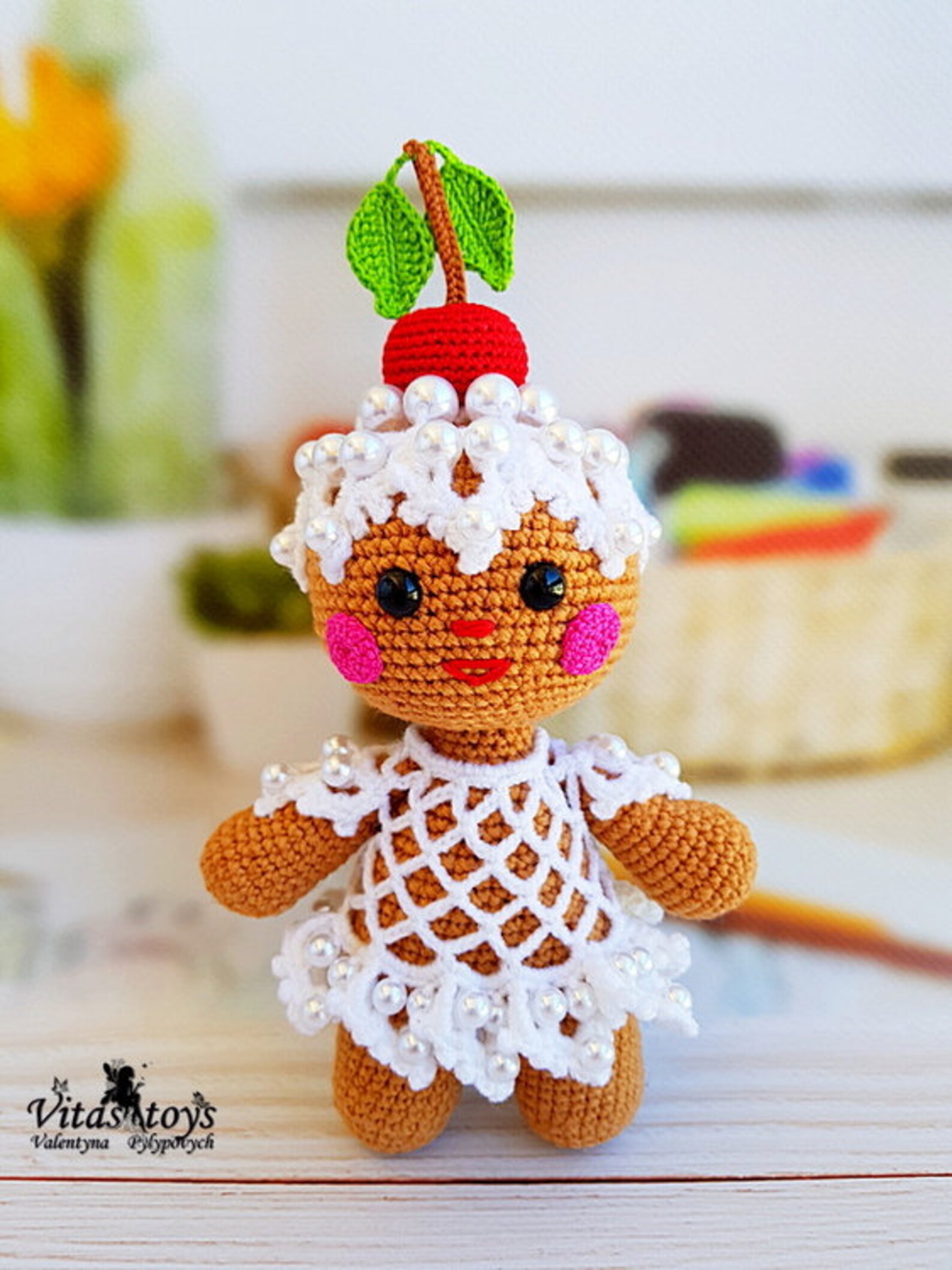 Gingerbread angel gingerbread doll gingerbread dress | Etsy