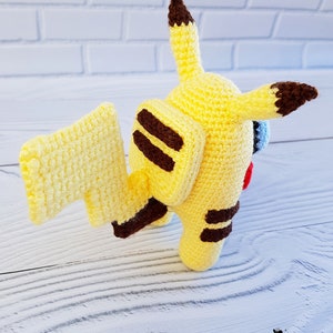Among Us Amigurumi Crewmate Toy Crochet Pokemon Pikachu Support Ukraine ...